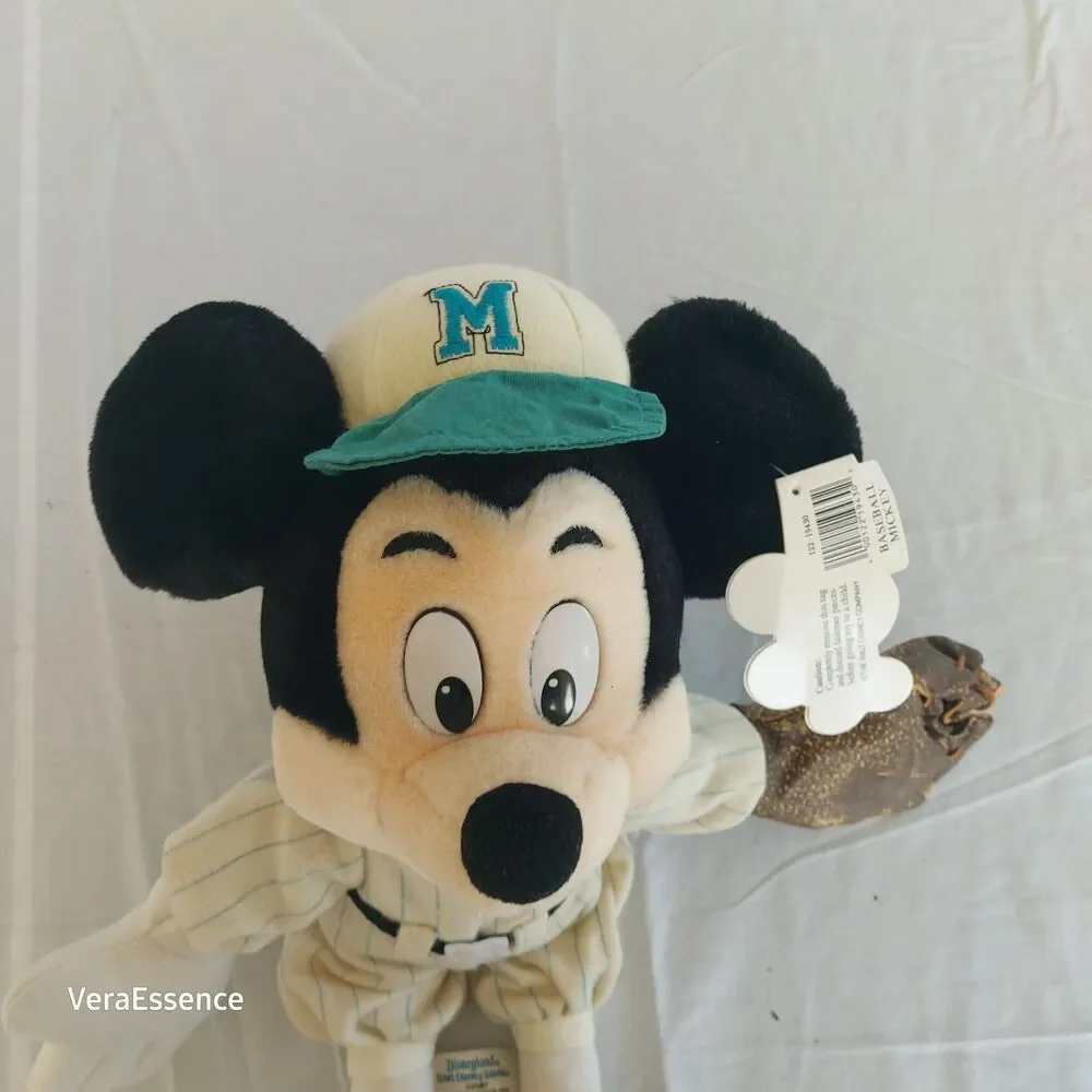 Disney | Toys | Vintage Disney Mickey Mouse Baseball Stuffed Doll ...